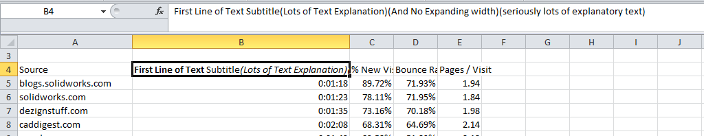 Alt Enter For New Line In Excel Cell Excel Tip 3D Engineer